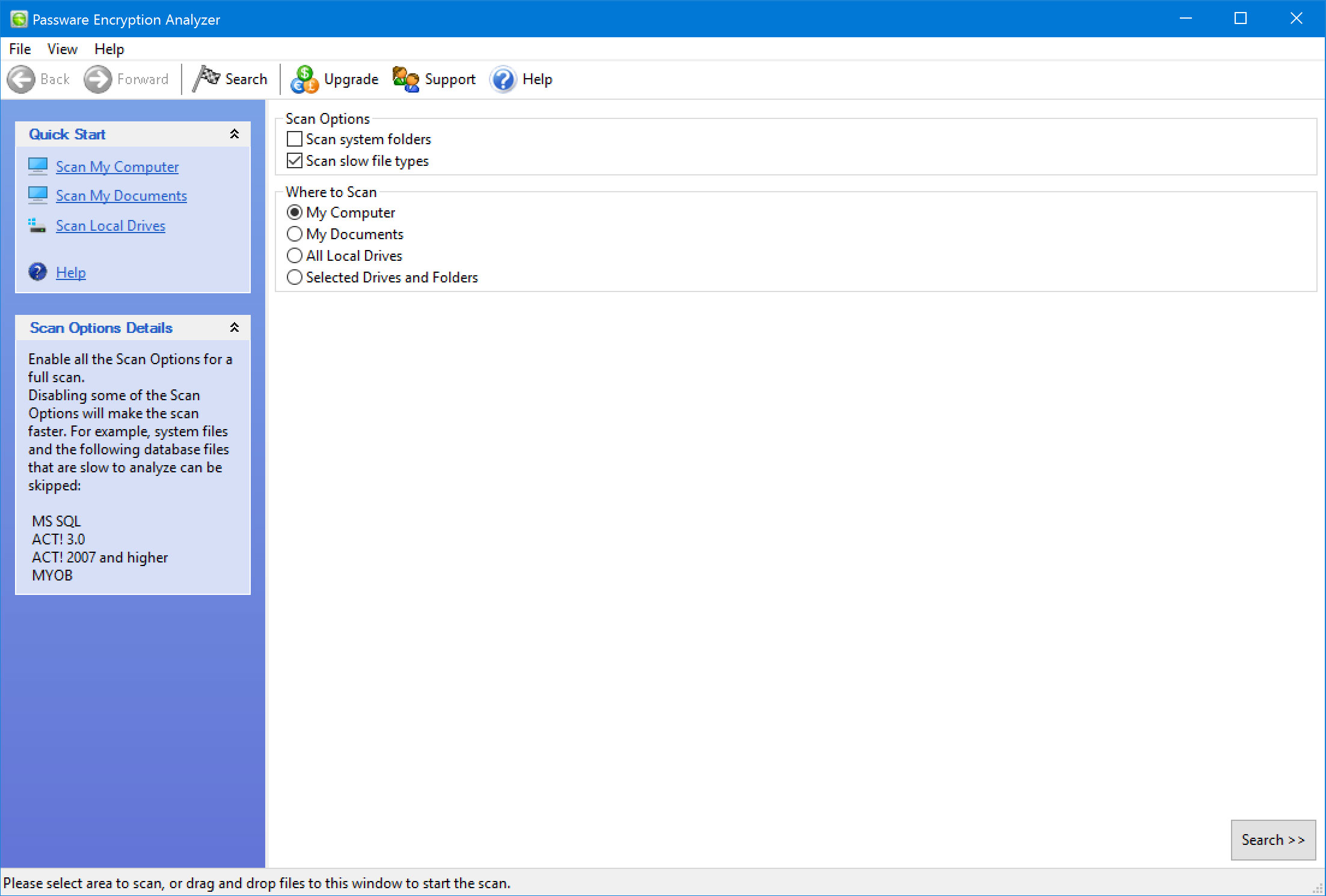 100% free software for detecting protected or encrypted files