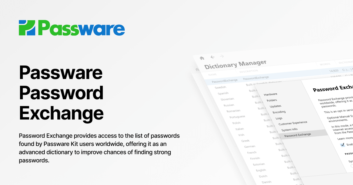 Passware Password Exchange