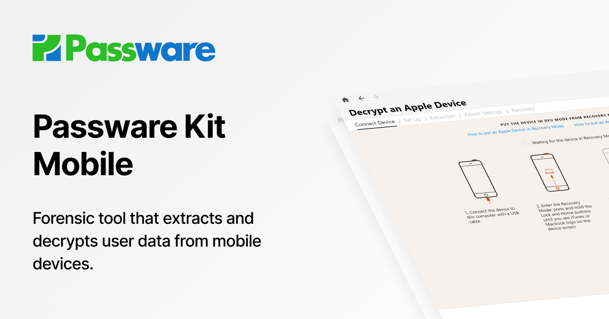 Passware Kit Mobile - bypass or recover PIN locks and passcodes ...