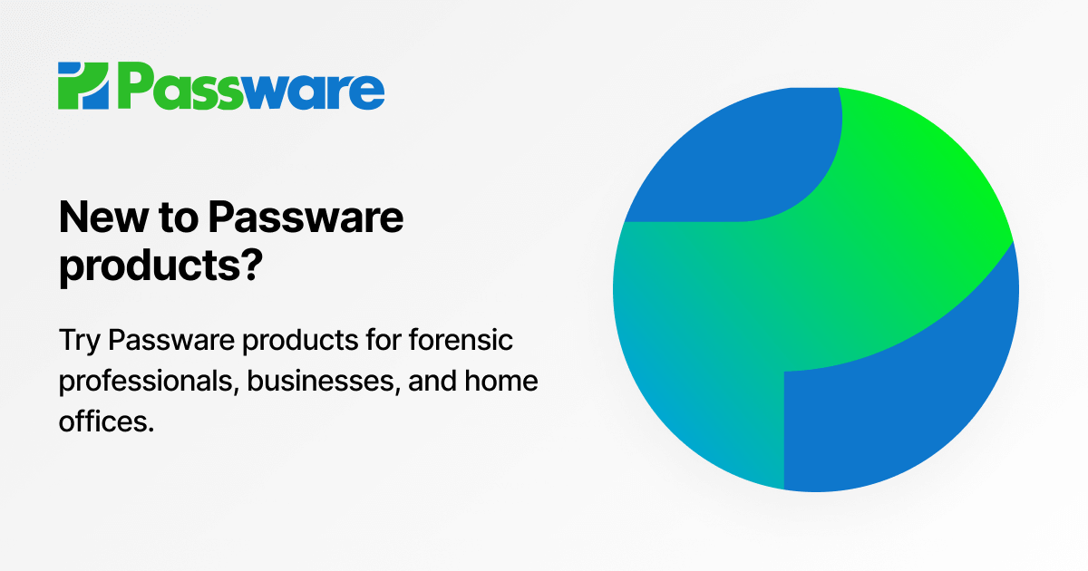 New to Passware products?